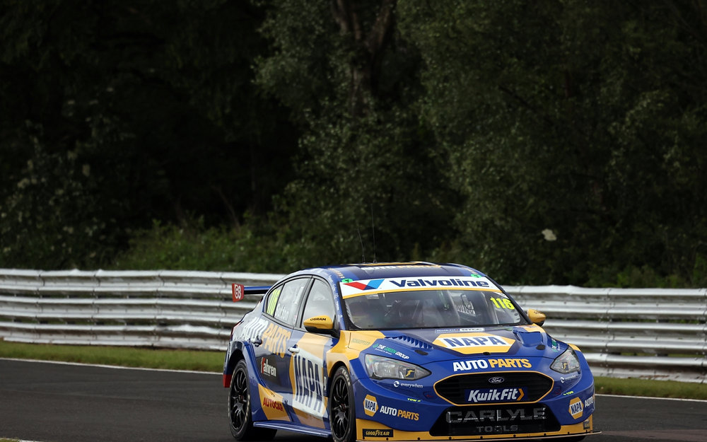 Ash Sutton wins race two at Oulton Park