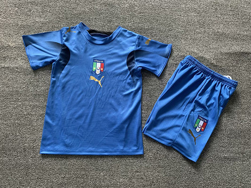 Italy 2006 Retro Kids Home Kit | Futbol Shop US