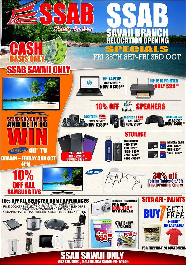 Samoa Stationery and Books