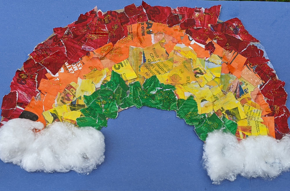 Recycled Rainbow Craft