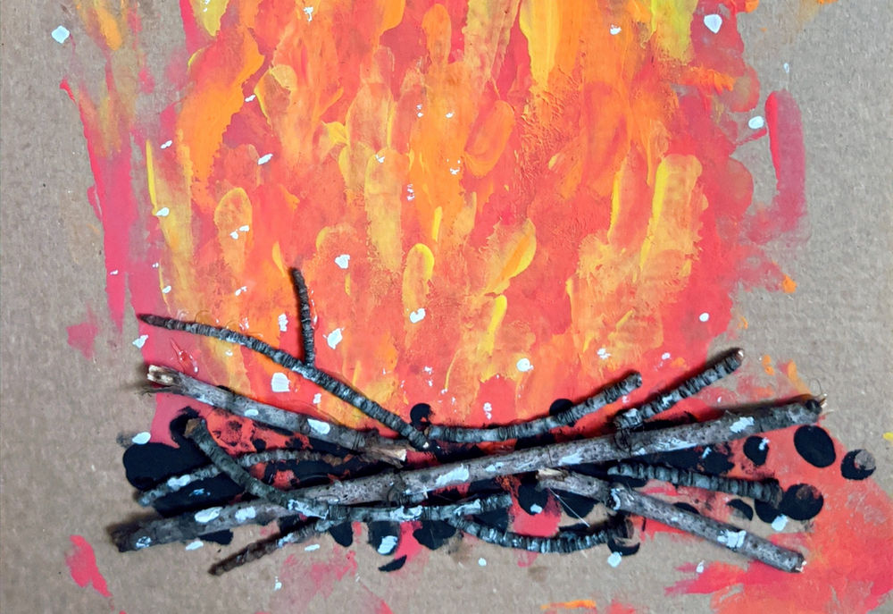 Recycled Bon-fire Craft