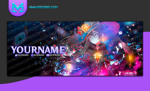 GENSHIN IMPACT MONA | OFFLINE SCREEN AND TWITCH BANNER | MissYeny GFX