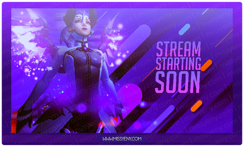 STREAM PACK | SCREENS AESTHETIC IMP MERCY OVERWATCH | MissYeny GFX