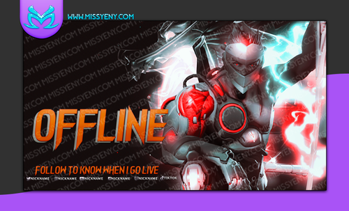 GENJI BLACKWATCH | OVERWATCH 2 | TWITCH STREAM PACK | MissYeny GFX