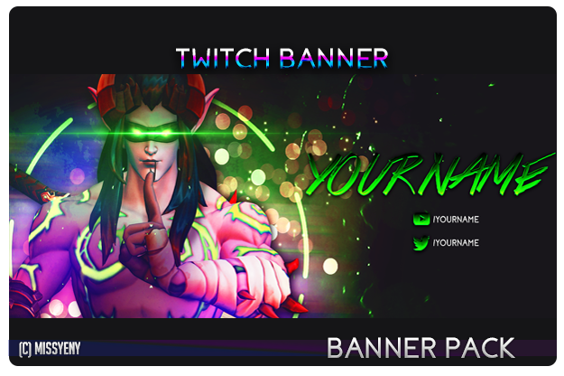 New Banner Pack | Genji Illidan Overwatch