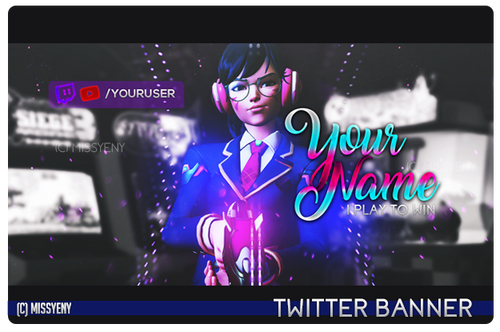Twitter Banner | DvA Overwatch V2.0 | MissYeny GFX