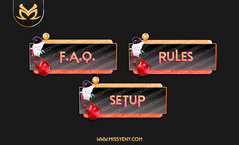 FINAL FANTASY | TWITCH PANELS | MissYeny GFX