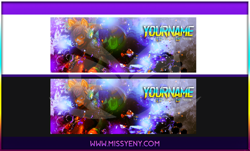 BANNER FACEBOOK GAMING | ARCADE AHRI | MissYeny GFX