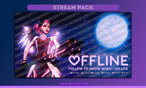 TWITCH BUNDLE | MERCY IMP V2 | MISSYENYGFX | MissYeny GFX