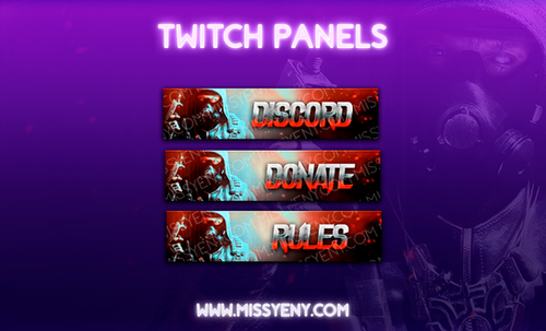 CALL OF DUTY | TWITCH PANELS | MissYeny GFX