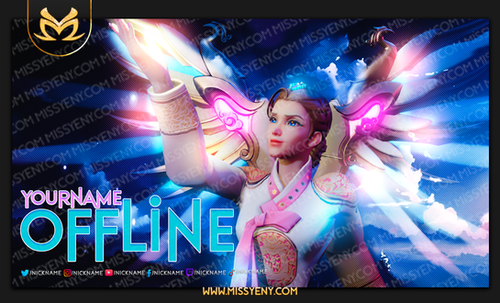 SEOLBIM MERCY OVERWATCH | TWITCH STREAM PACK | MissYeny GFX