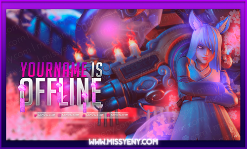 OVERWATCH DVA SHIN RYEONG - OFFLINE SCREEN | MissYeny GFX