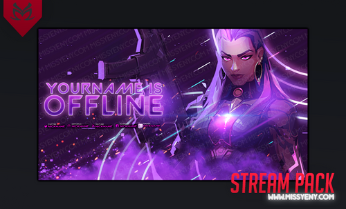 REYNA VALORANT STREAM PACK | 4 BANNERS TWITCH PANELS OFFLINE SCREEN ...