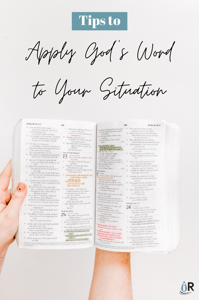Apply God's Word to Your Situation