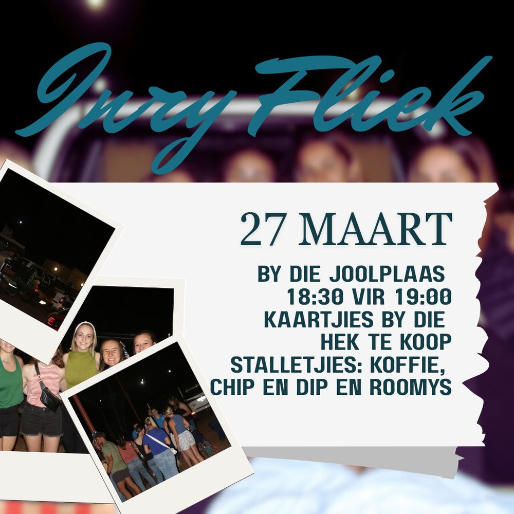 Inry Fliek Aand deur Kandelaar Studentegemeente -Bring daai kussing en kom kuier saam | The Go ...