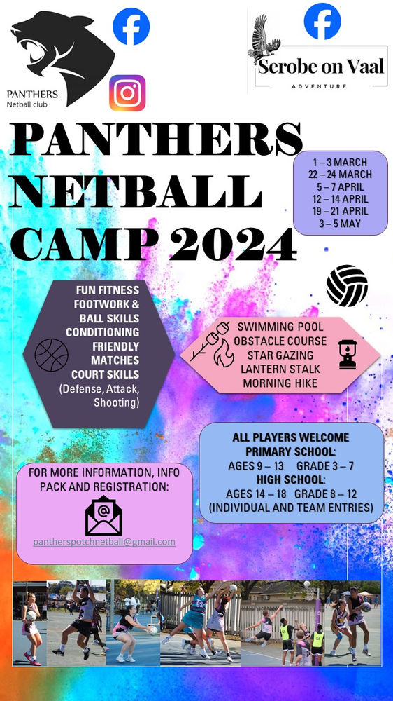Panthers Netball Camps 2024: The Ultimate Netball Experience in Parys ...