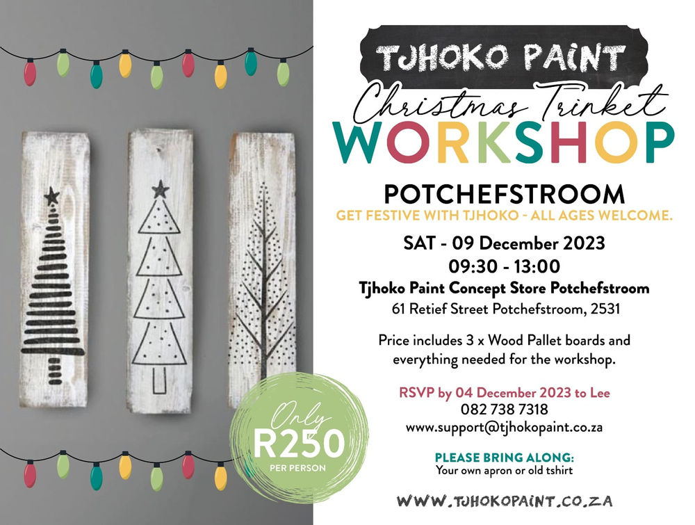 Tjhoko Paint December Workshops | The Go-To Guy