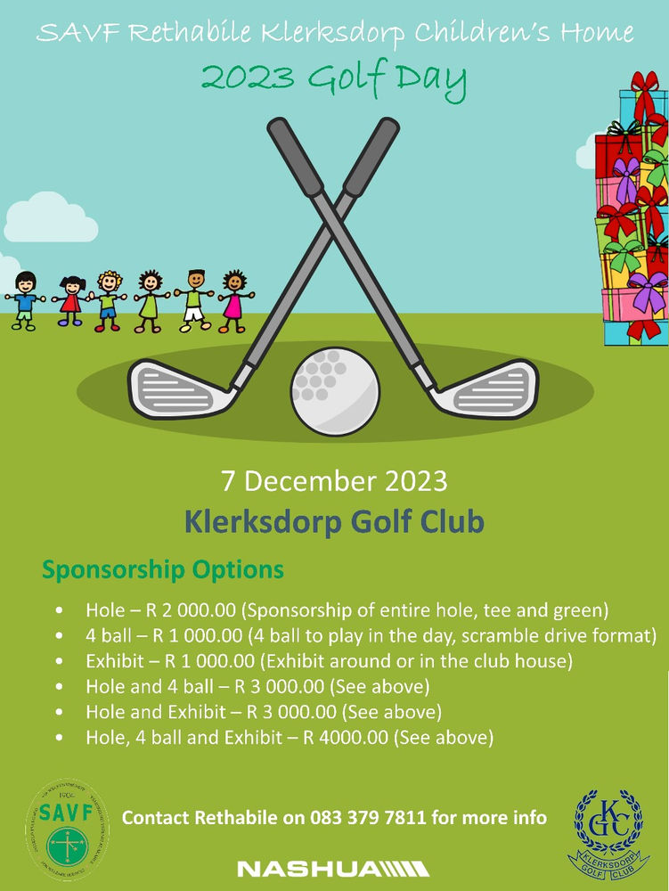 SAVF Rethabile Klerksdorp Children's Home Golf Day - A Day of Sport and ...