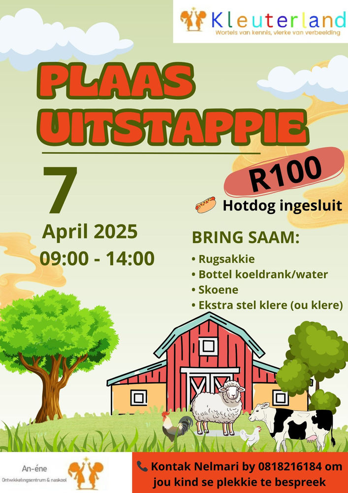 Plaas Uitstappie en Vakansiesorg vir Kinders | The Go-To Guy