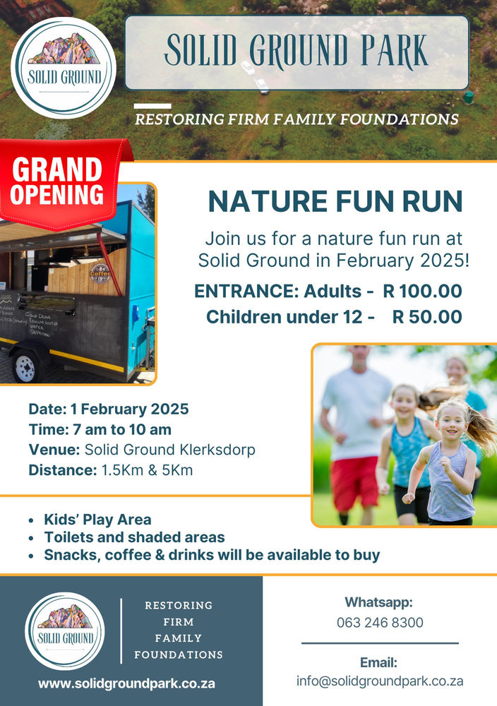 Solid Ground Park Opens with a Bang – Join the Nature Fun Run | The Go ...