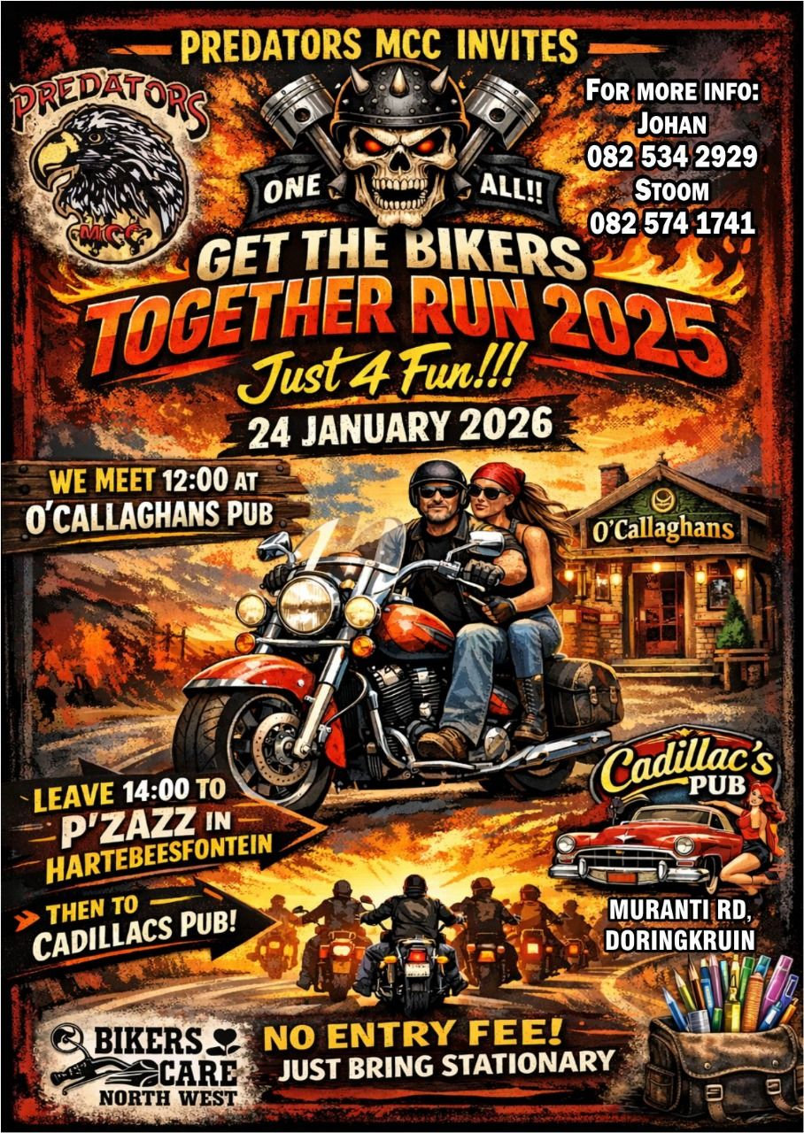 Things to Do Get The Bikers Together Run 2026