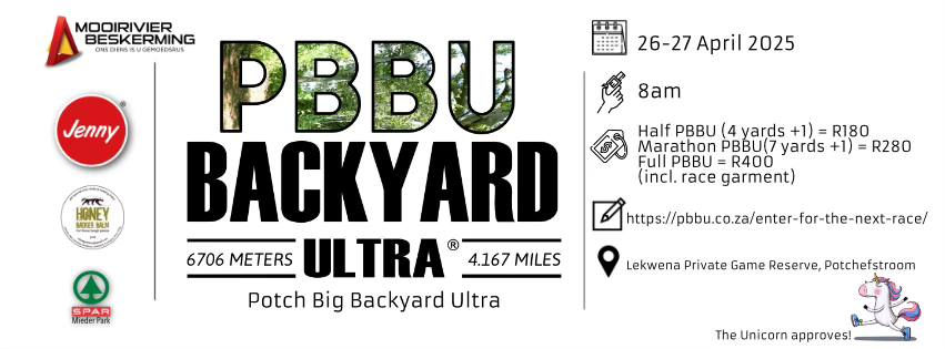 Potch Big Backyard Ultra - The Race Where the Clock is Your Worst Enemy ...