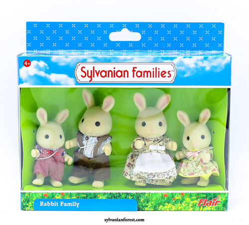 Periwinkle Milk Rabbit Family | Terra's Sylvanians