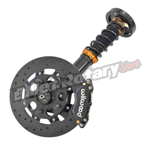 XYZ/Wilwood coil over with 4 SPOT RX7 (S1-S2) Front Brake kit | billet ...