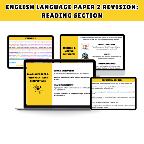 English Language Paper 2 Revision | Happy Teacher Hub