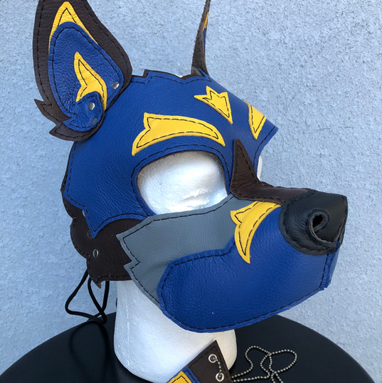 Fully Custom Puppy Hood | Scrap Yard Leather | Pet Hood | Pup Play