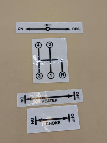 B109 - English Shifter Decal Set | My Site