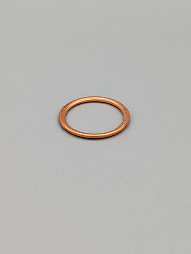 C4 - Hollow Copper Crush Ring | My Site