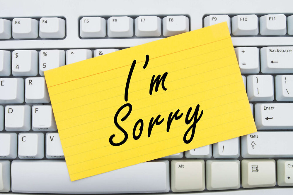 9 Reasons Why You Should Apologize Now