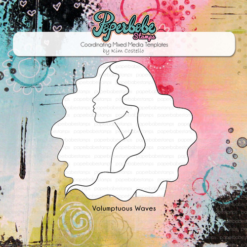 Female Profile Volumptuous Waves | Paperbabe Stamps