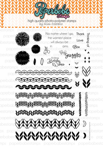 DesignA Knit Stamp Set | Paperbabe Stamps