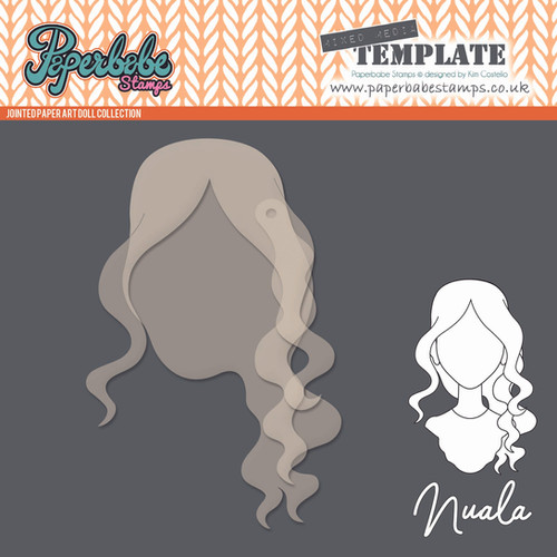 Jointed Paper Art Doll ~ Hair Templates(NUALA) | Paperbabe Stamps