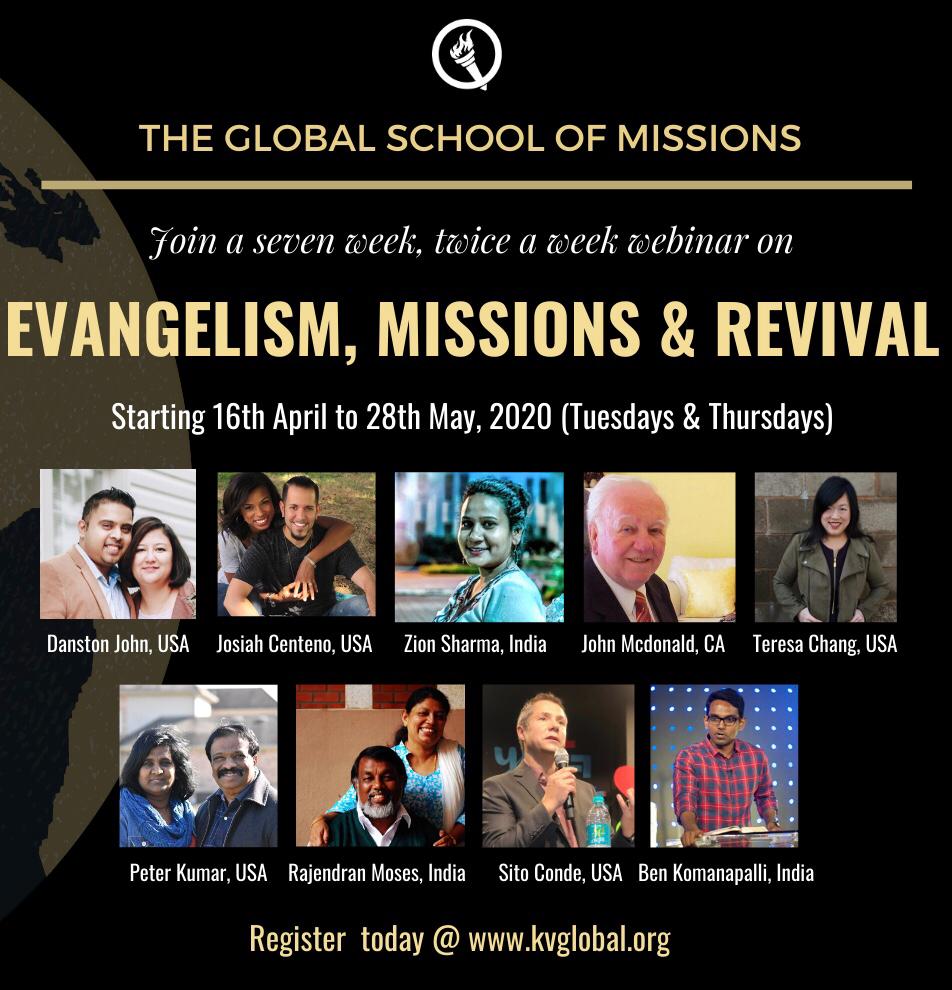 Webinar on Evangelism, Missions & Revival
