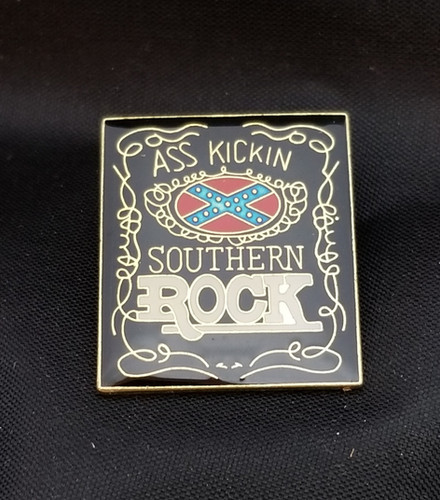Ass Kickin Southern Rock Hat Pin | Webster Confederate