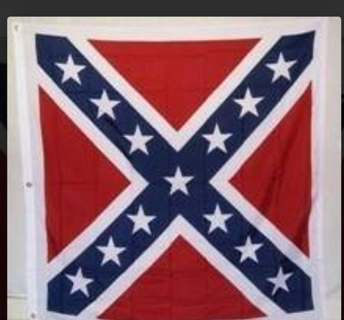 38" x 38" polyester ANV flag | Webster Confederate