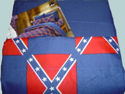 Blue Rebel Queen Sheet set - blue | Webster Confederate