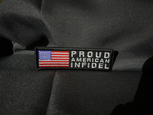 Proud American infidel patch | Webster Confederate