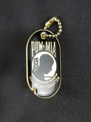POW*MIA Dog Tag Hat Pin | Webster Confederate