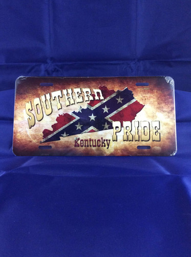 Kentucky Southern Pride license plate | Webster Confederate