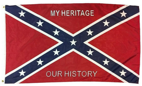 My Heritage Our History polyester flag | Webster Confederate