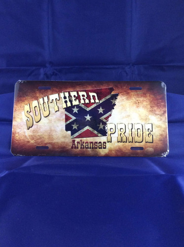 Arkansas Southern Pride license plate | Webster Confederate
