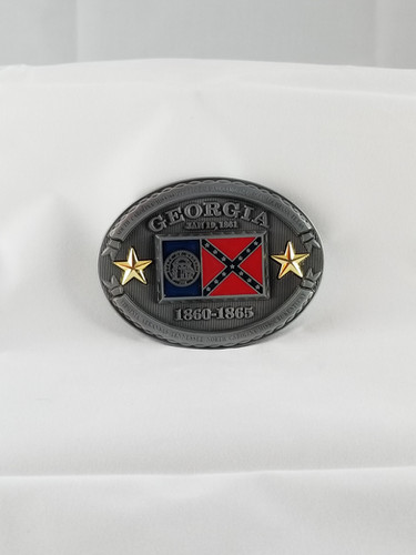Georgia Rebel belt buckle | Webster Confederate