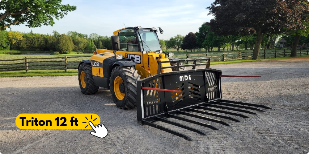 MDE Triton 12 ft Silage Fork | Morton Equipment