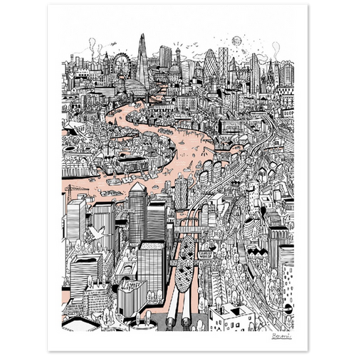 LONDON 2030 - Premium Matte Paper Poster | MISSBERMI