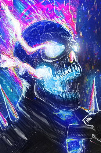 Ghost Rider Print- Cold | Nate Made It