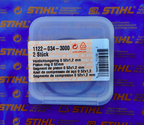 STIHL Genuine 046 064 MS460 MS640 etc Piston Rings (2) # 1122 034 3000 ...